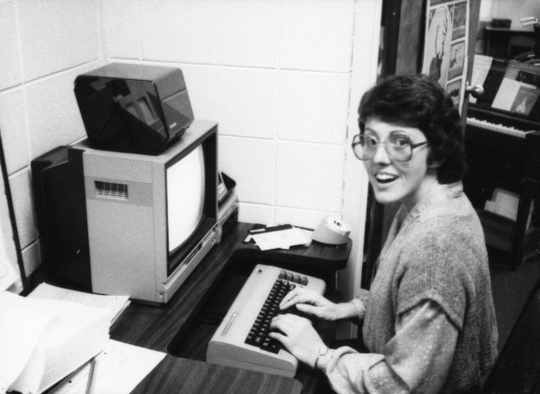 brenda-poe-using-a-commodore-vic-20-computer-at-florence-ewing-junior ...